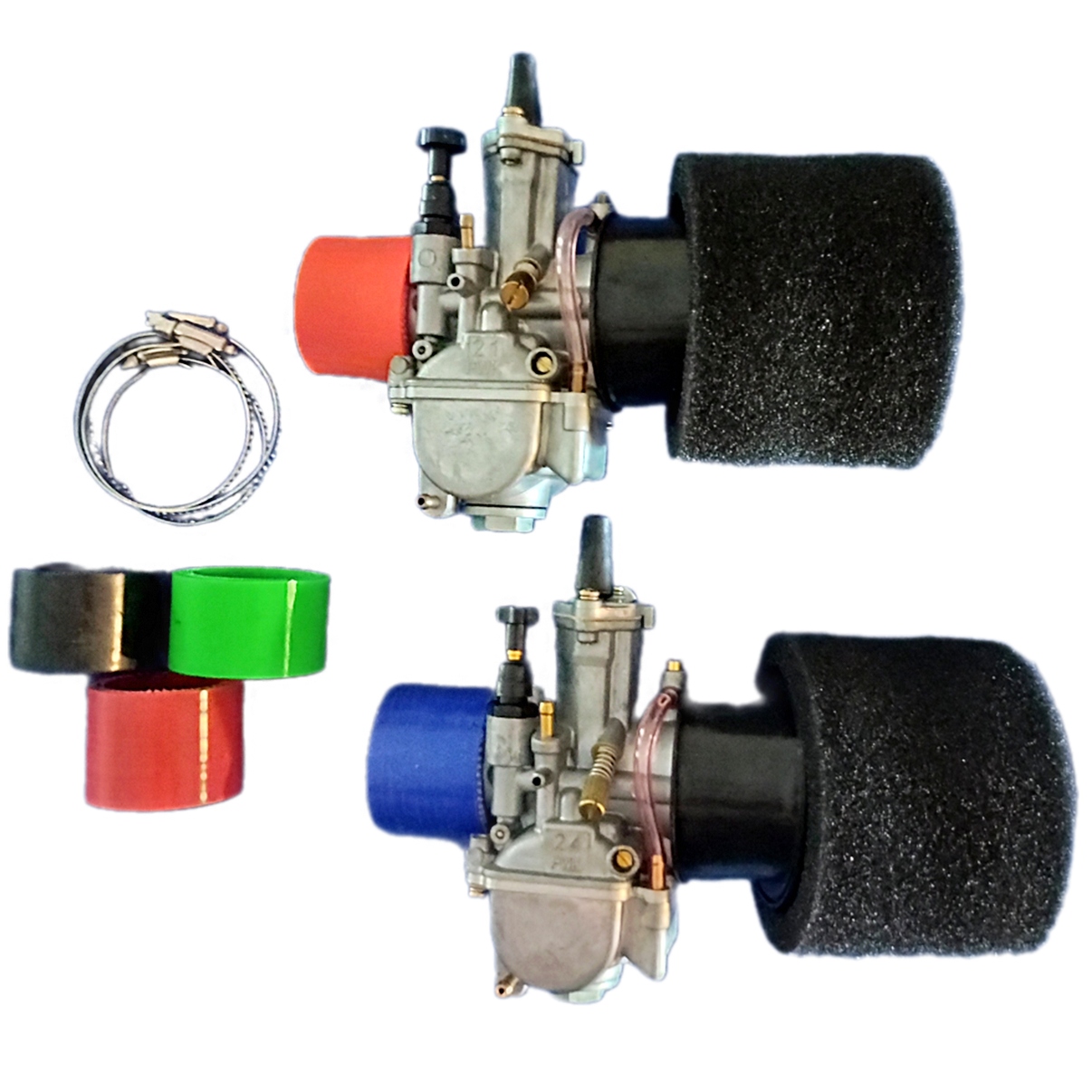 PWK 21/24mm Carb + Jets + Carbon Fiber intake – Hybrid Power