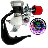 Custom Built Vertical Minarelli Engine + MZ65 Pipe – Hybrid Power