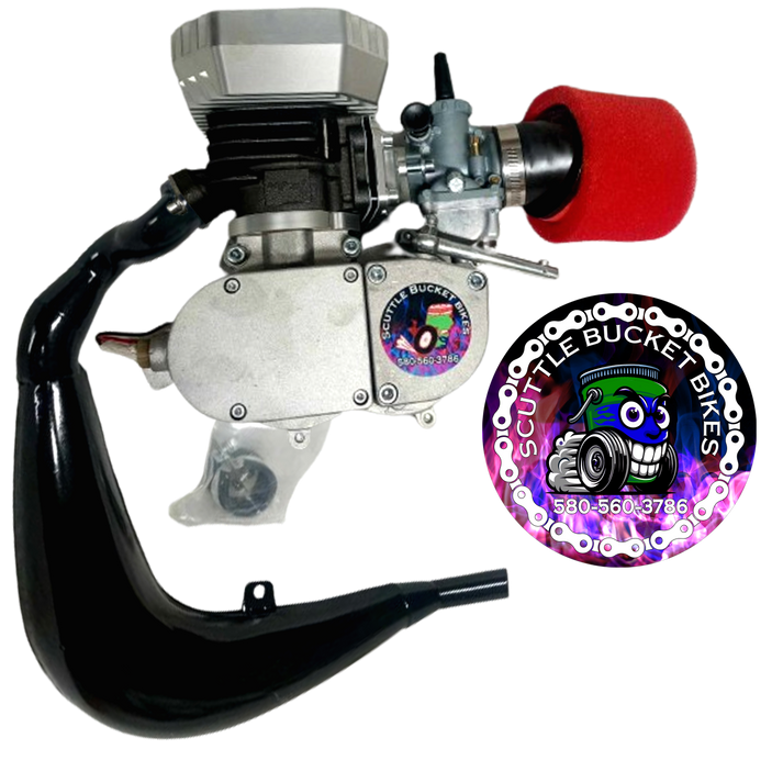 Custom Built Vertical Minarelli Engine + MZ65 Pipe – Hybrid Power